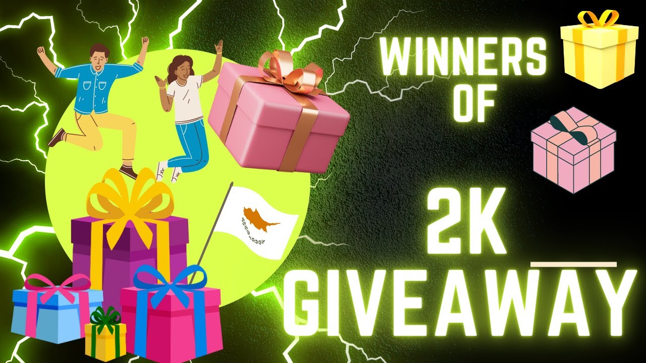 2K GIVEAWAY - WINNERS ANNOUNCED - will it be YOU! - YouTube