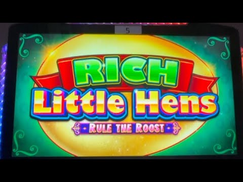 Rich Little Hens Rule the Roost! Slot machine bonus games! #slot # ...