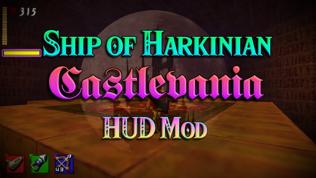 Ship of Harkinian - CastleVania Style HUD Mod v1.0 Trailer - YouTube