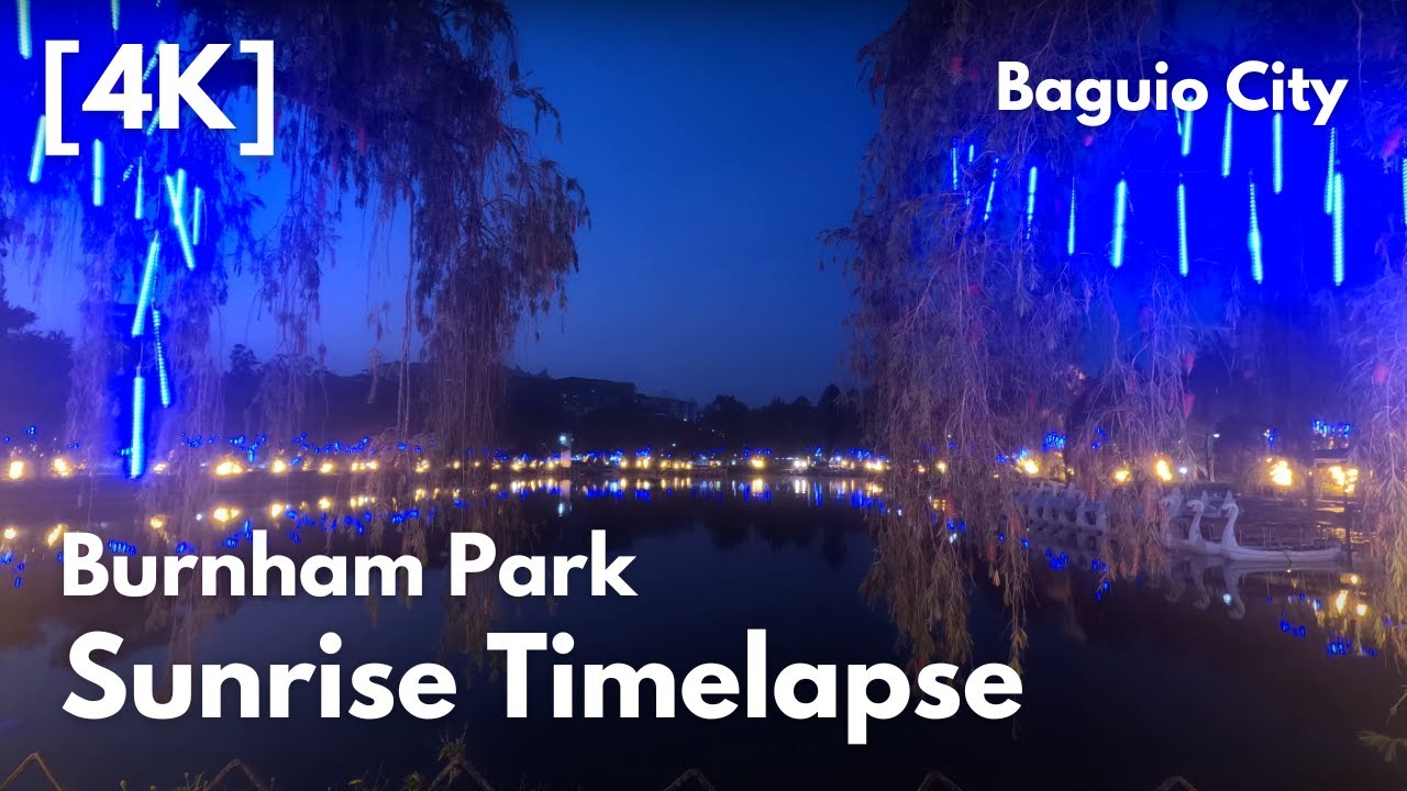 Baguio Sunrise at Burnham Park, Baguio City | Timelapse Video - YouTube