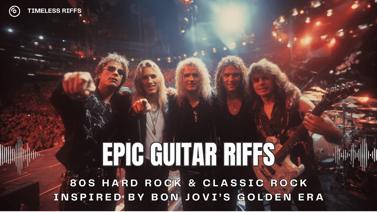 Epic Guitar Riffs 🎸 | 80s Hard Rock & Classic Rock | Inspired by Bon ...