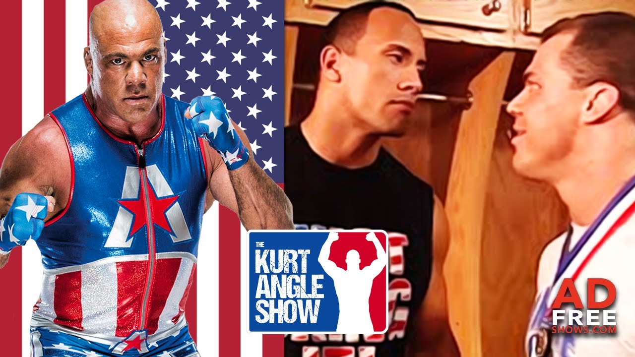 Kurt Angle On The Rock Getting Serious In Promos - YouTube