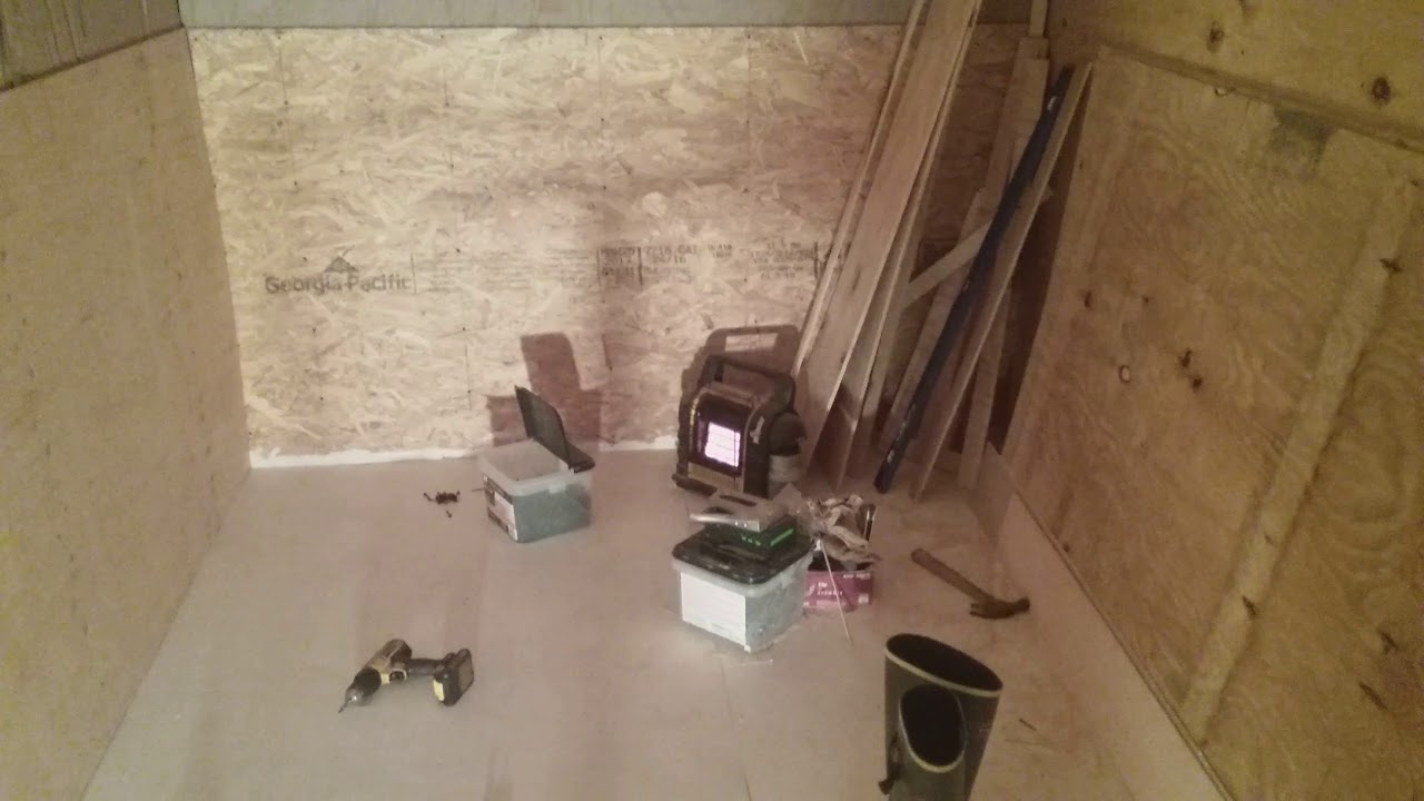 Fur Shed Build Update: Walls and Floor - YouTube