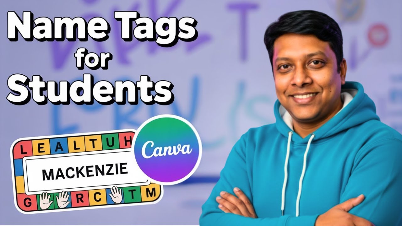 How to MAKE Name Tag In Canva (Step-By-Step) No Design Skill Needed ...
