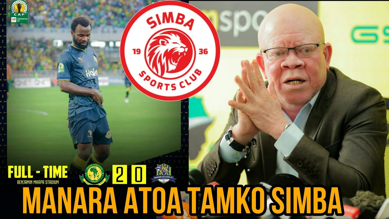 Alichokisema Manara atoa tamko zito Simba Baada ya Yanga Kushinda 2-0 ...