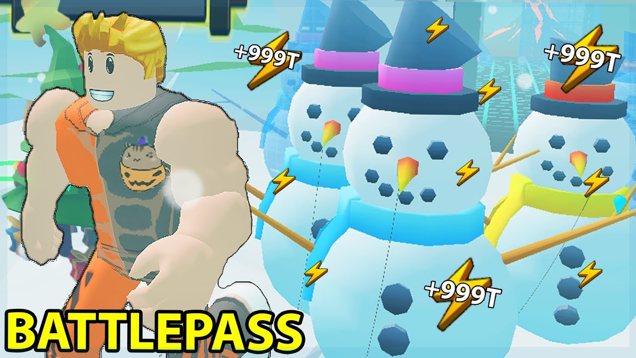 Pulling The BIGGEST SNOWMAN IN THE WORLD! MAX Battlepass! | Roblox ...
