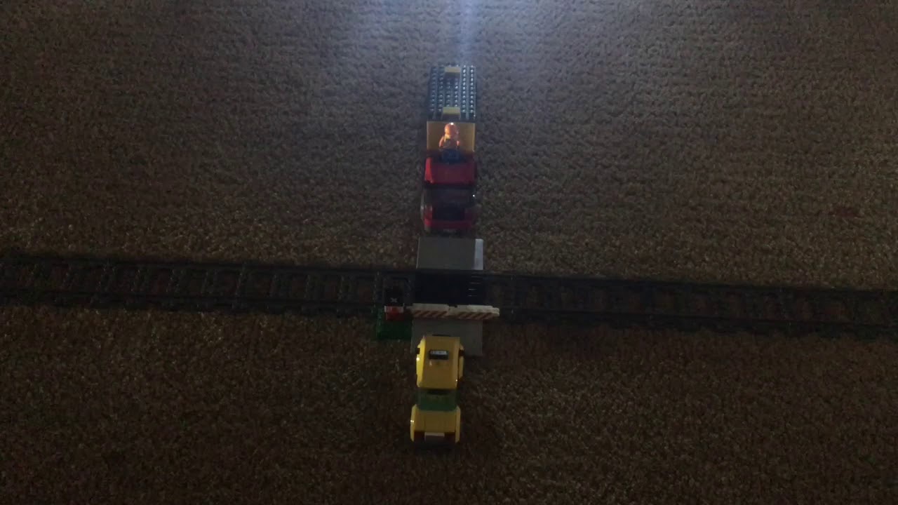 The LEGO Rail Rail Crossing - YouTube