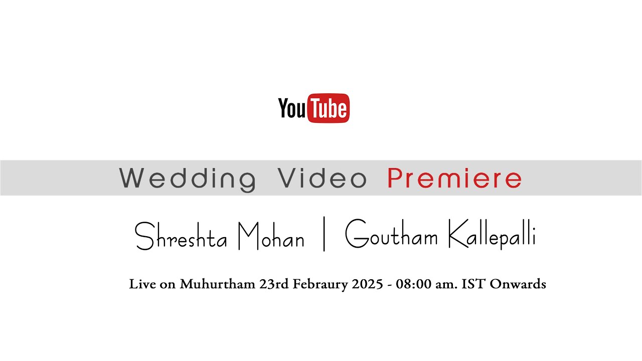 || SHRESHTA MOHAN & GOUTHAM KALLEPALLI || - YouTube