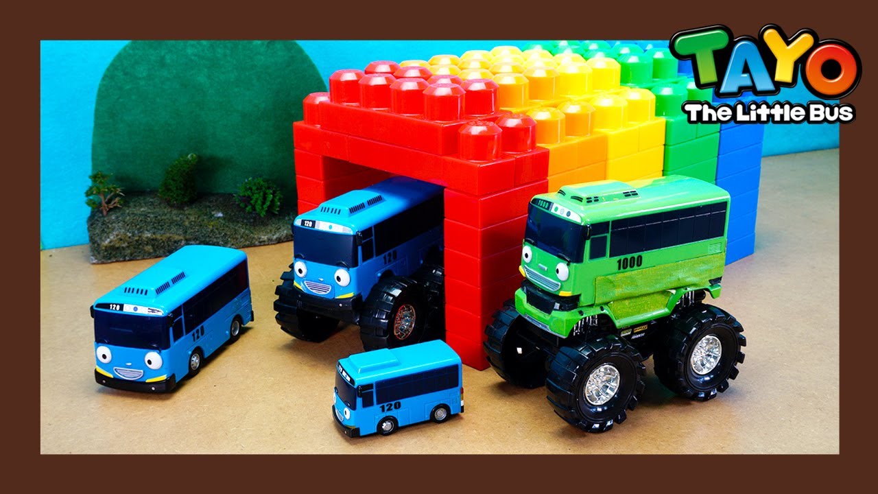 Baue einen Monsterauto-Transformationstunnel l Schwerfahrzeuge Lego ...