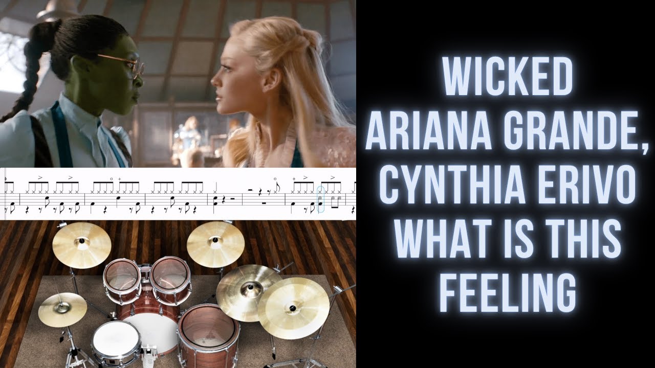 Wicked - What Is This Feeling (Drum Transcription Sheet Music Score ...