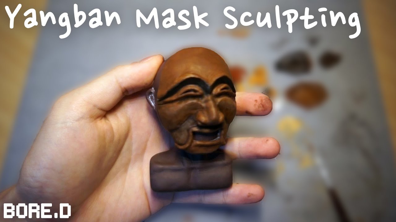 Hahoe Mask Sculpting | Traditional Korean Mask - YouTube