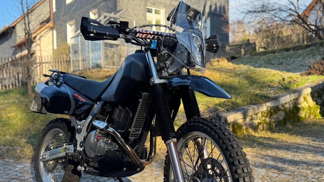 Der HRT RALLY TOWER für die DR650SE !! - YouTube