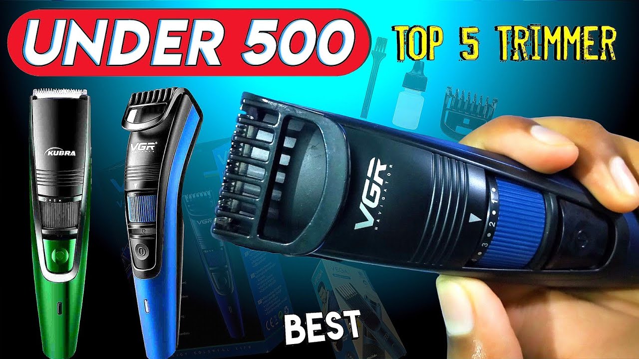 Top 5 Budget Trimmer Under 500 for Men || Best Trimmer Under 500 in ...
