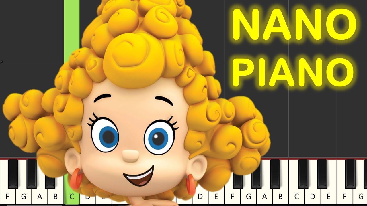 Bubble Guppies - A Color Just Right Piano Tutorial - YouTube