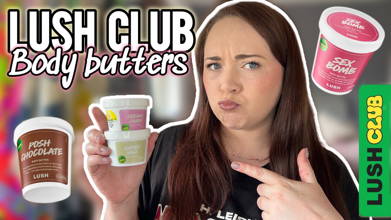 LUSH CLUB BODY BUTTERS | What Do They Really Smell Like? 🌰🥜🧈 - YouTube