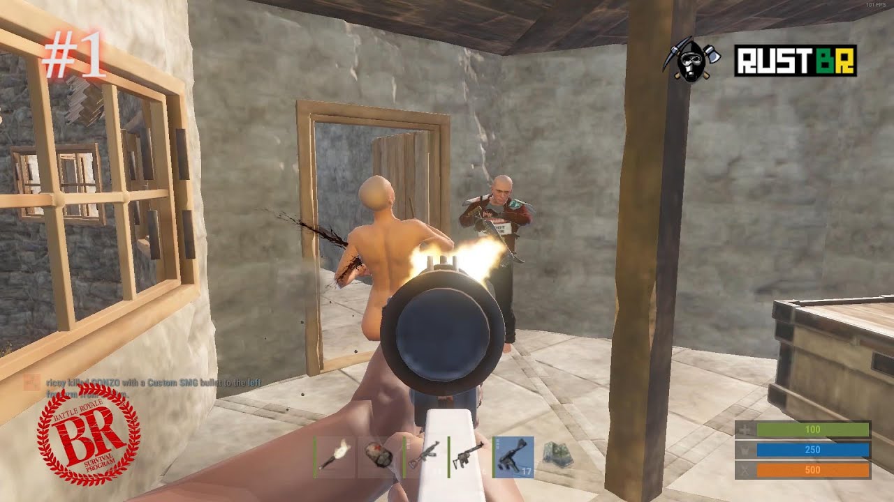 RUST BR #1 - Primeros BR`s - GAMEPLAY - YouTube