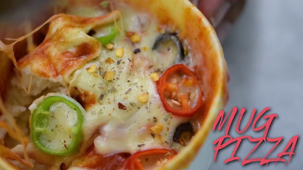 Make Pizza In A Mug | Easy Microwave Recipe - YouTube