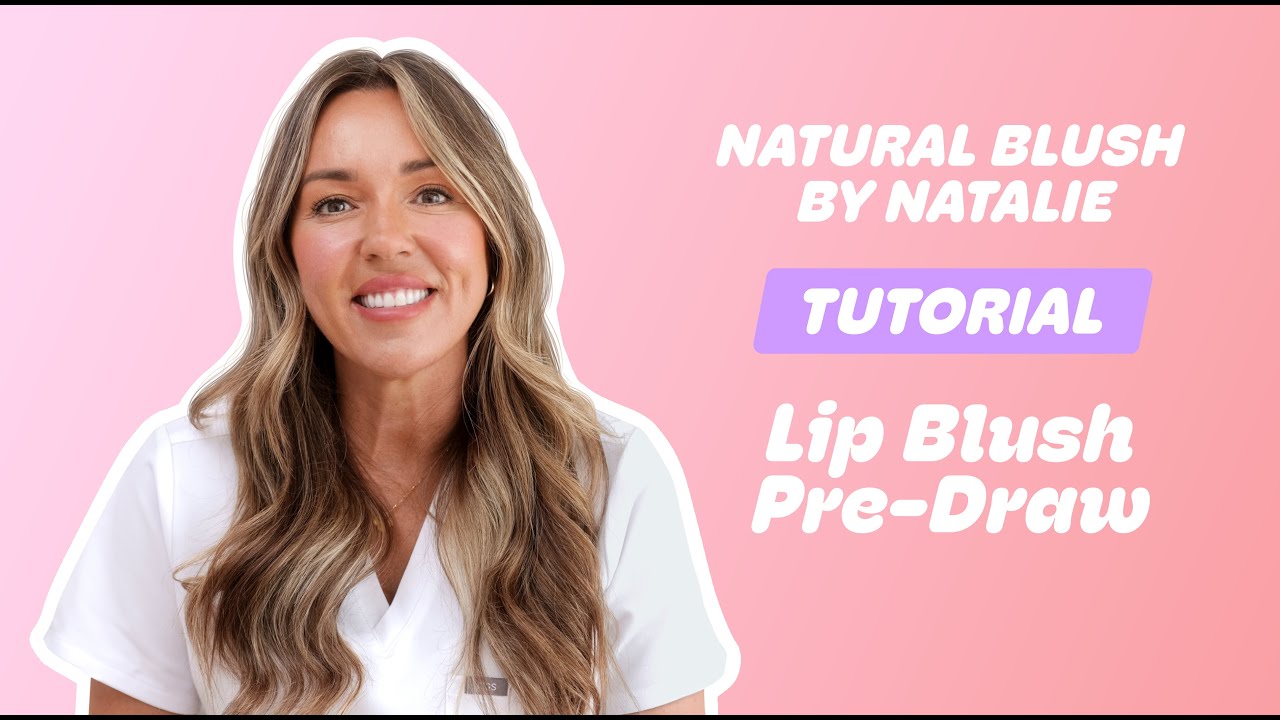 Step by Step How to Pre - Draw for Lip Blush Tattoo Treatment With ...