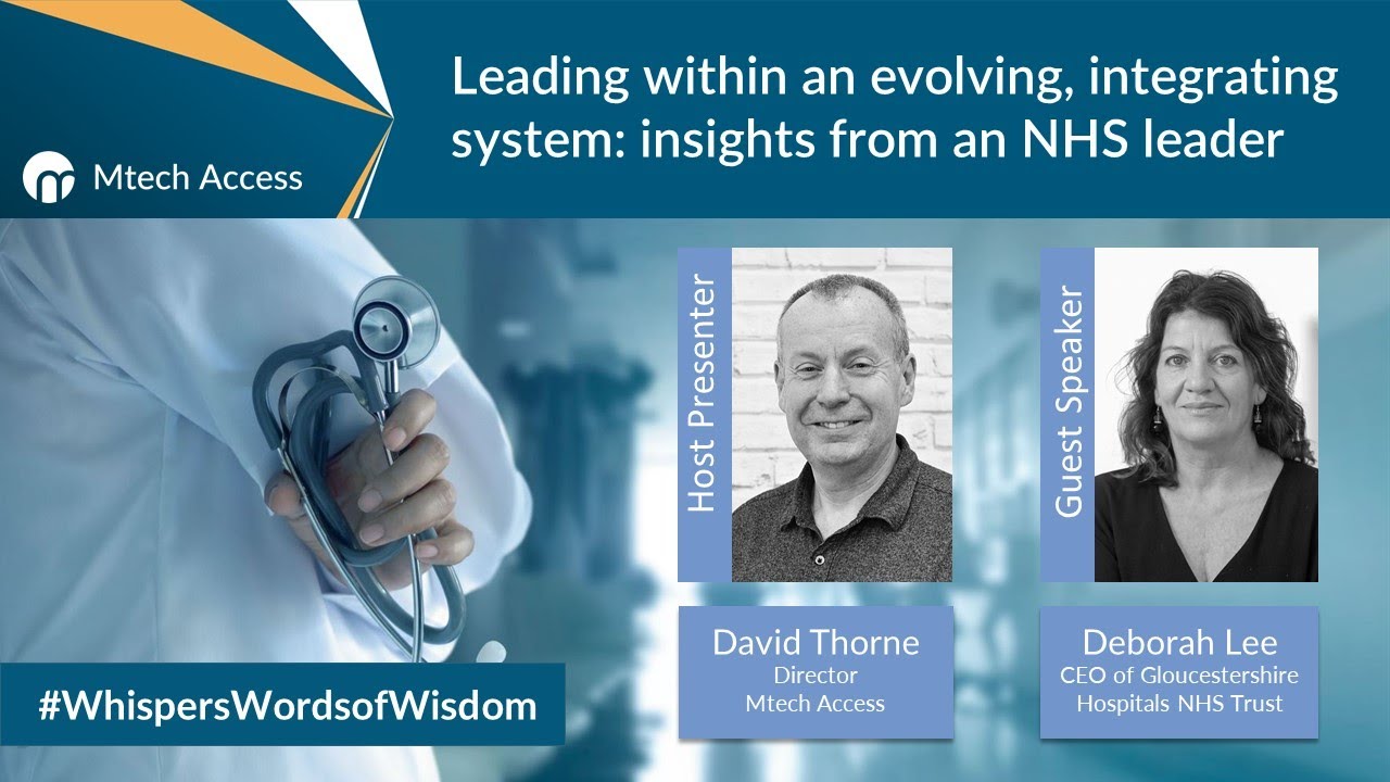 Leading within an evolving, integrating system: an NHS Insights webinar ...