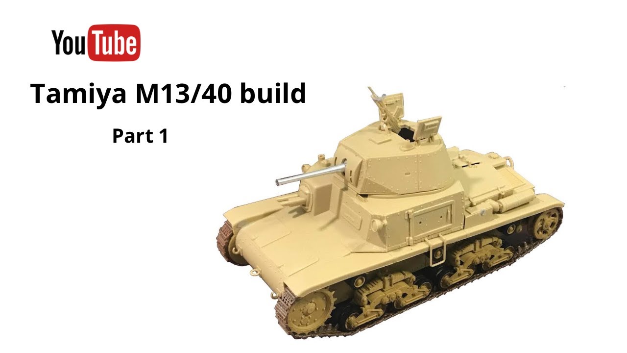 Tamiya M13/40 1/35 build Part 1 - YouTube