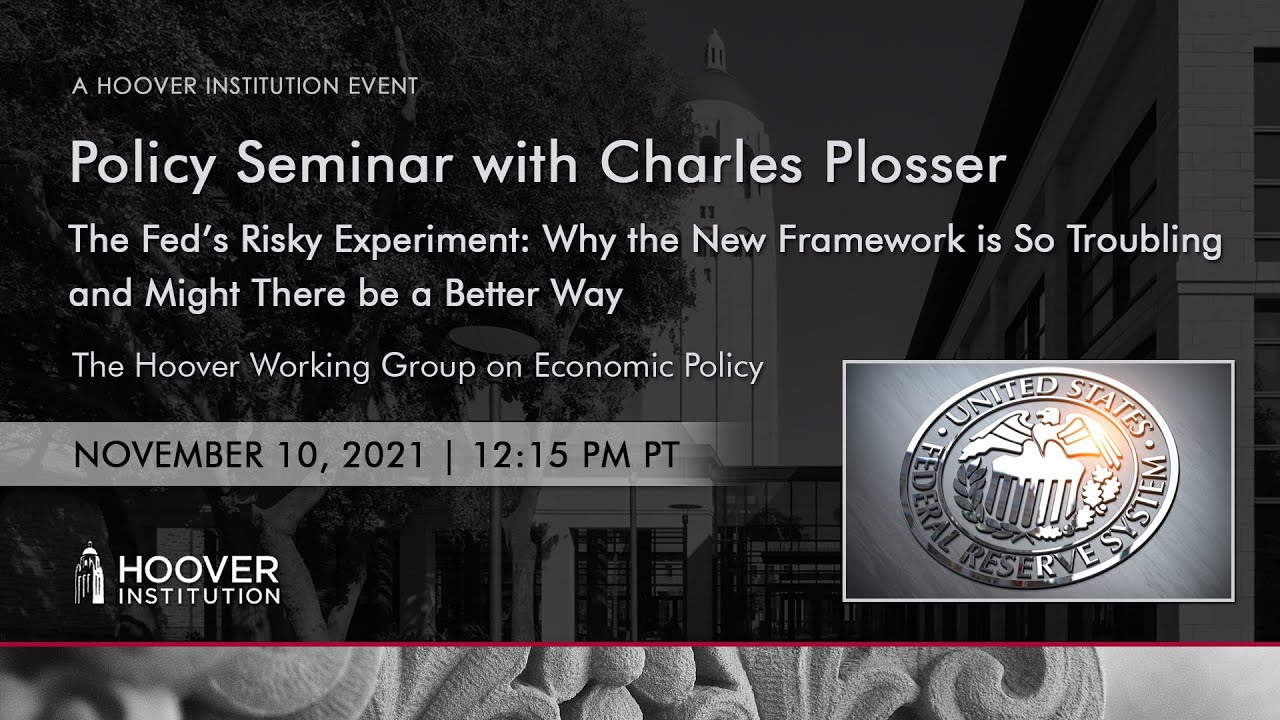 Policy Seminar with Charles Plosser - YouTube