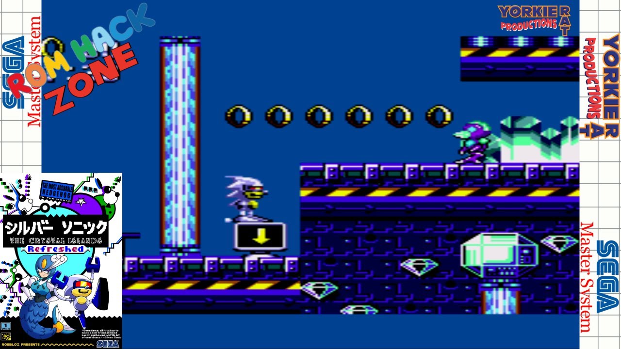 Silver Sonic The Crystal Islands Refreshed - Rom Hack Zone - YouTube