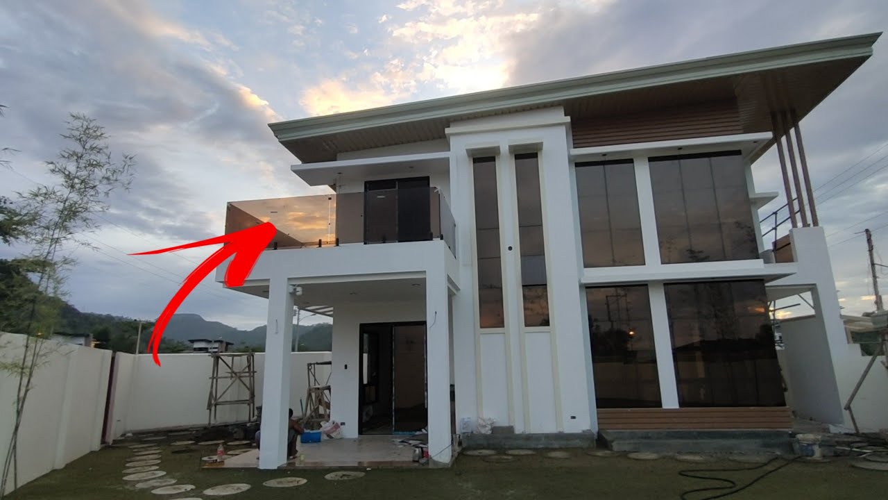 Terrace tempered glass railing Installation - YouTube