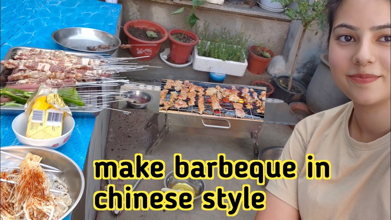 make barbeque in chinese style 🍖🍤|How to make barbeque at home | - YouTube
