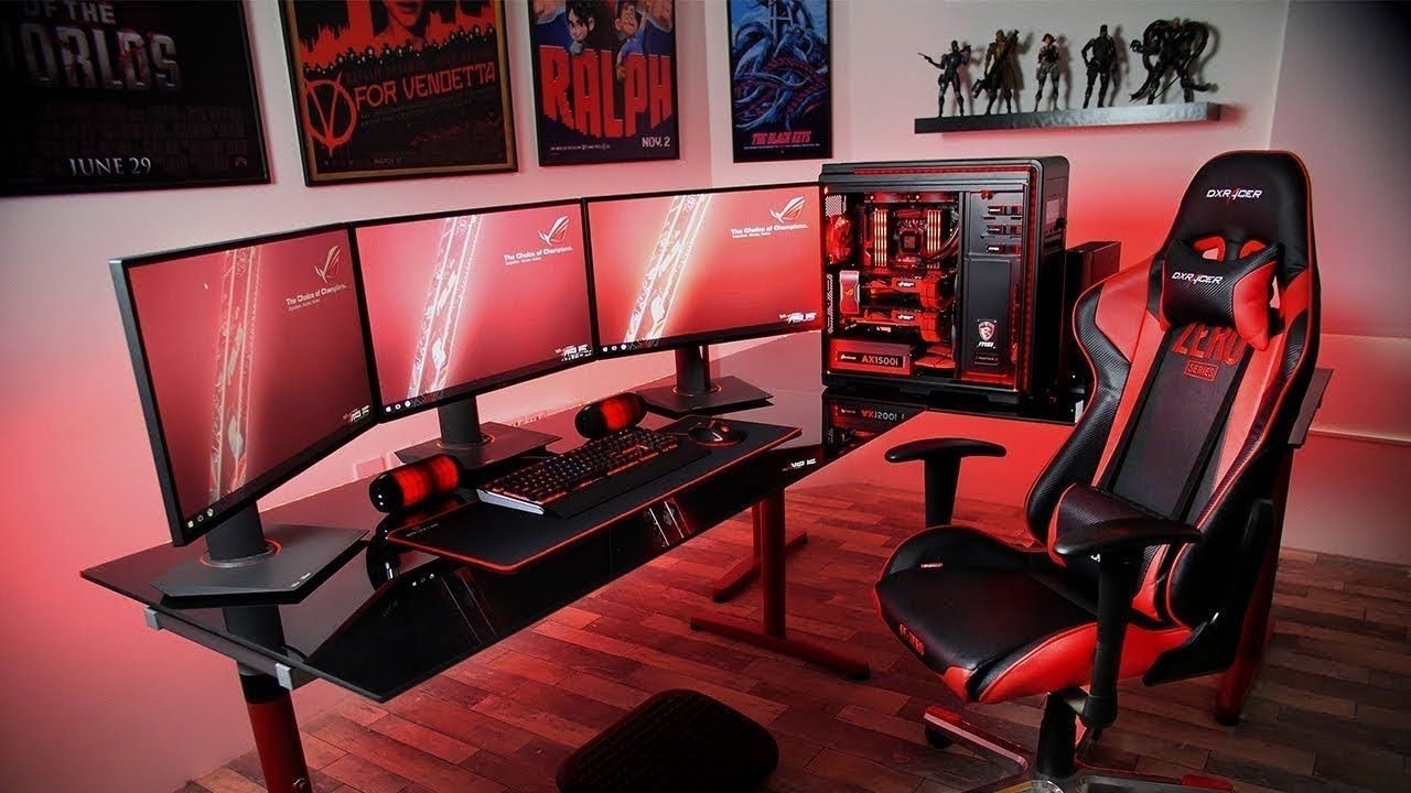 6 billion dollar pewdiepie setup tour - YouTube