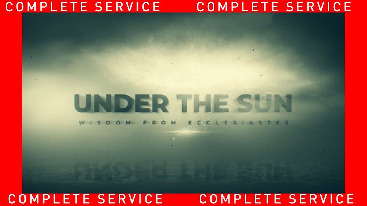 Under The Sun - Week 1: "The Illusion Of Life" - YouTube
