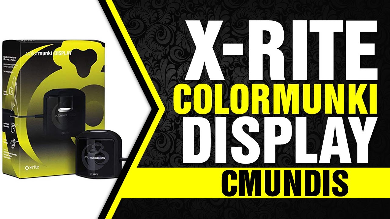 X-Rite ColorMunki Display (CMUNDIS) - YouTube