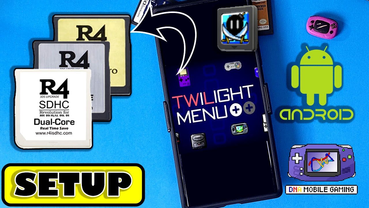 Setup Your R4 Card With Android Phone - YouTube