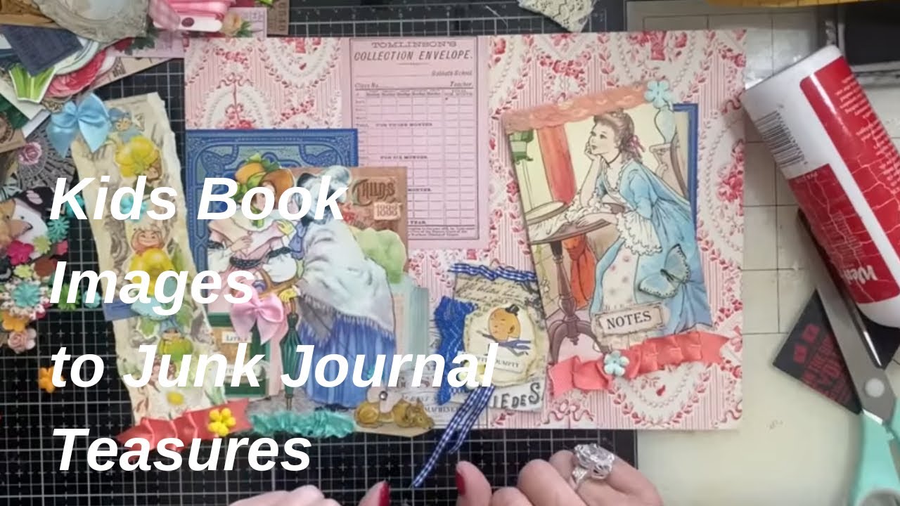 Once Upon a Time Book Images to Journal treasury - YouTube