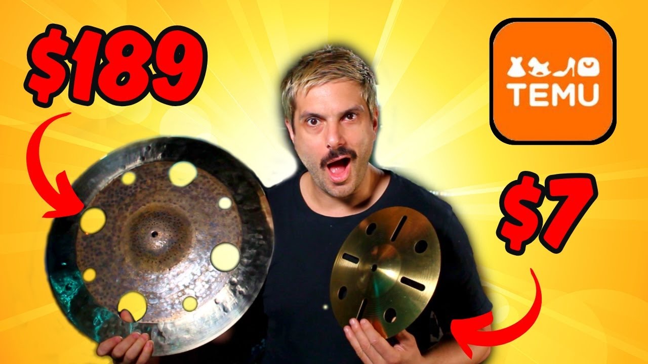 I bought the CHEAPEST and most EXPENSIVE TEMU Cymbals! - YouTube
