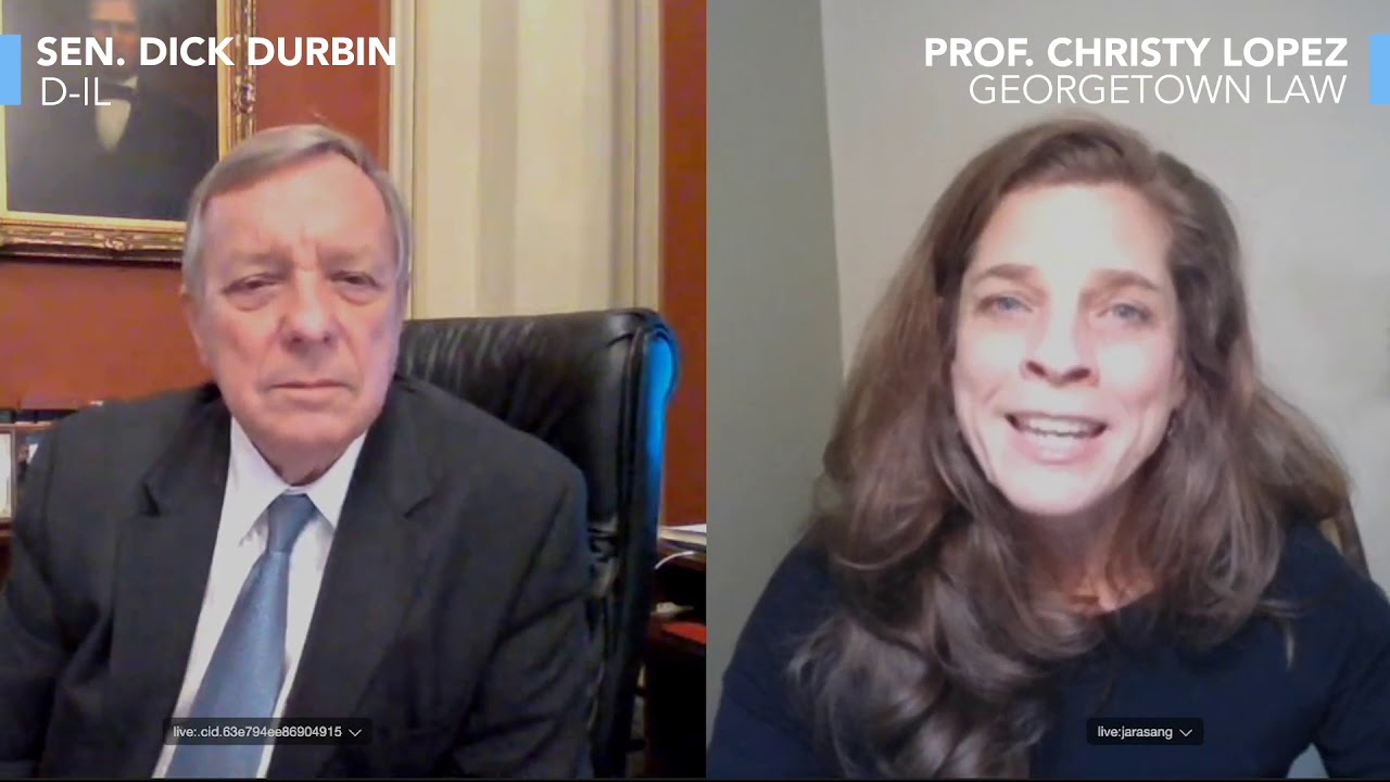 Durbin Speaks with Georgetown Law Professor & Longtime DOJ Civil Rights ...