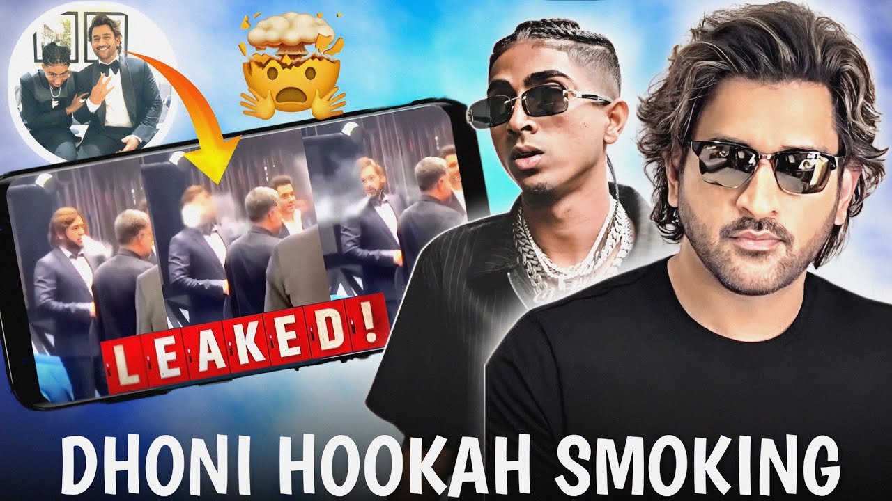 MS Dhoni Hookah Smoking Viral Video 😍| Ms Dhoni Smoking | Funny Roast ...