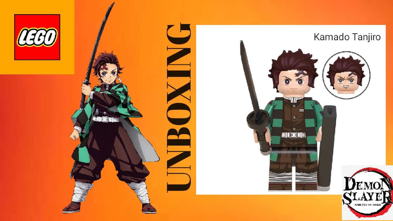 Unboxing and Rebuilding Kamado Tanjiro Lego Minifigure From Demon ...