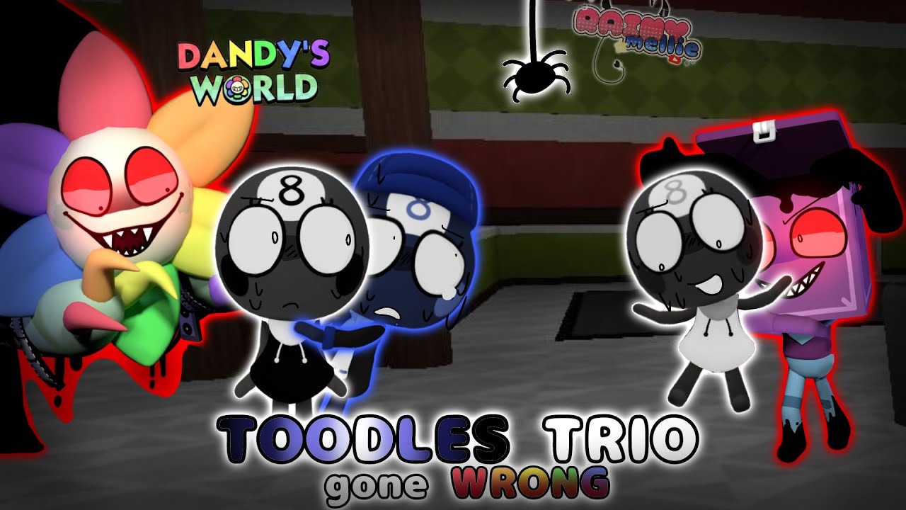 🎱 TOODLES TRIO SURVIVES A DANDY RUN 🧢 - Dandys World Gameplay Trios #31 ...