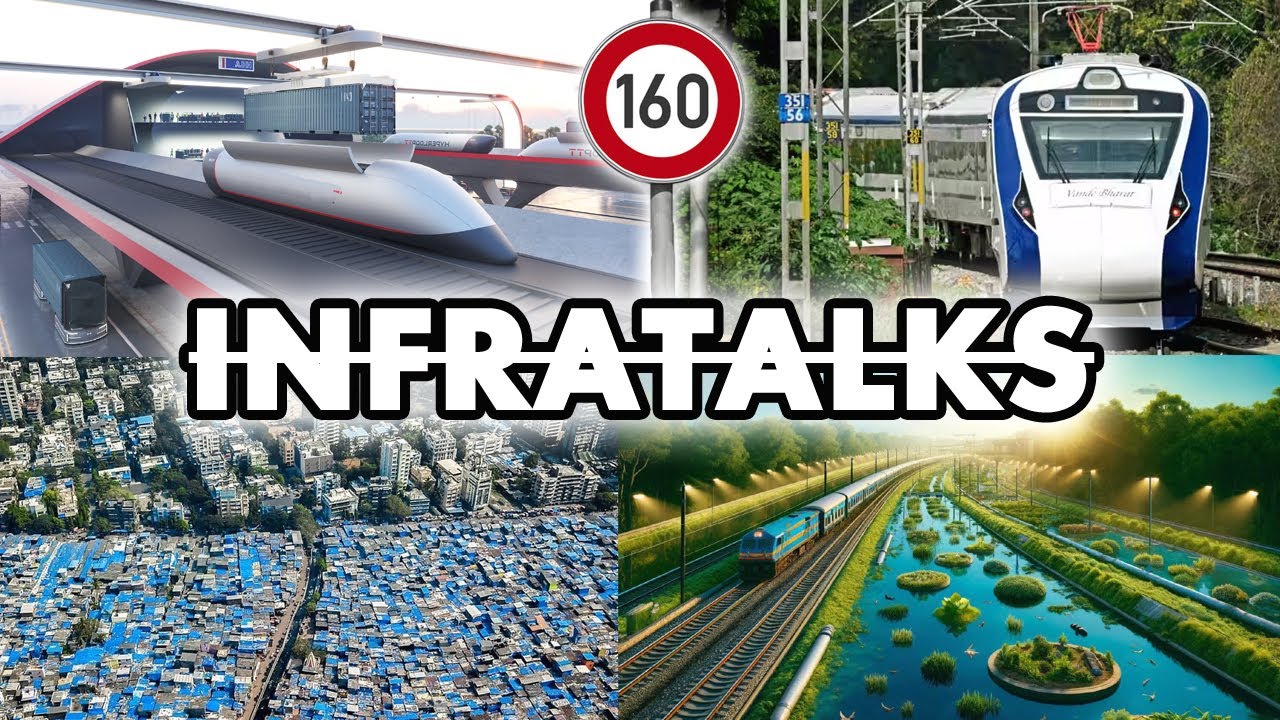 Dharavi Redevelopment Phase-1 Construction Starts, Cargo HYPERLOOP for Mumbai, Train at 160 Kmph ...