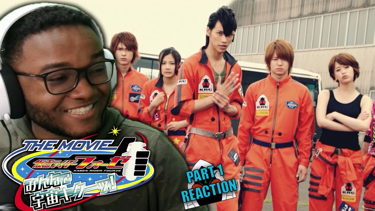 WE'RE GOING TA SPACE!!! Kamen Rider Fourze Movie Space Here We Come ...
