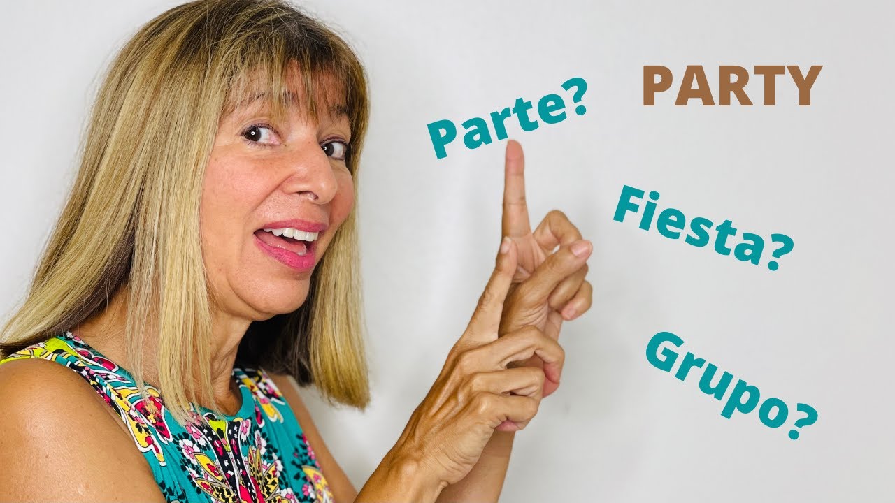 ¿Sabías que la palabra PARTY tiene varios significados? - YouTube