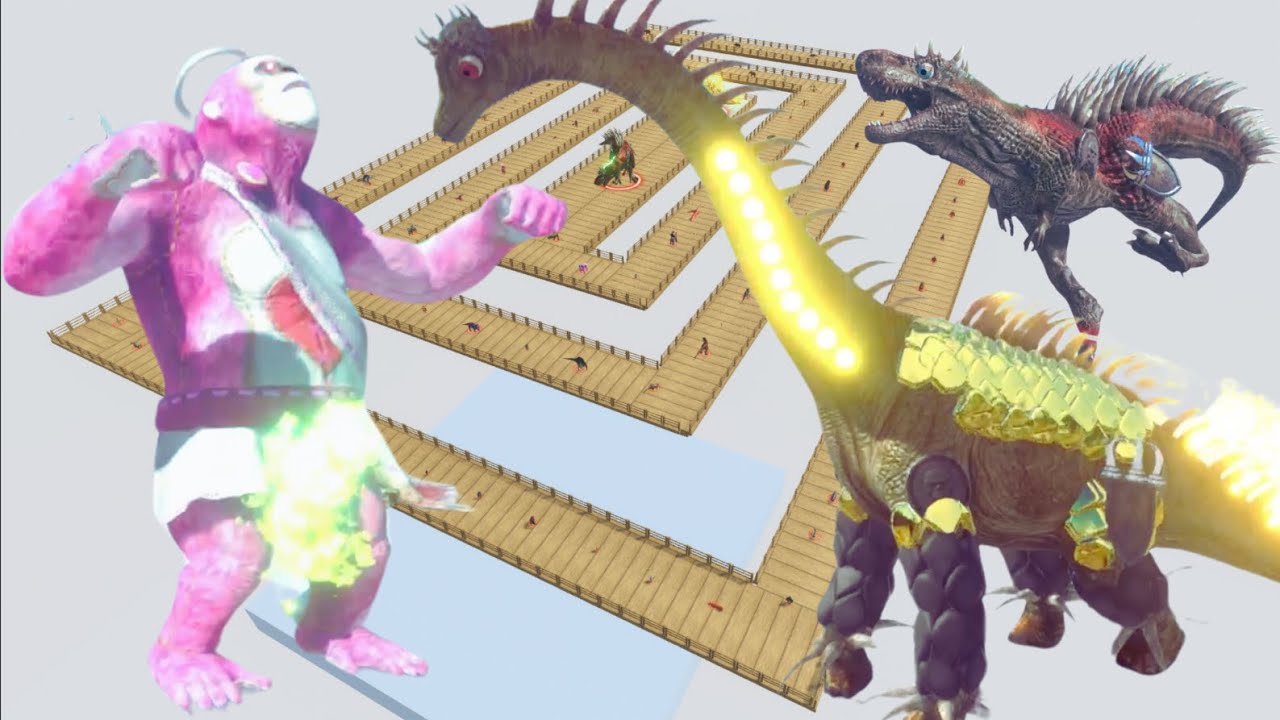 Goro The Angel Mutant Primates Death Run Fight Battle - ARBS Animal ...