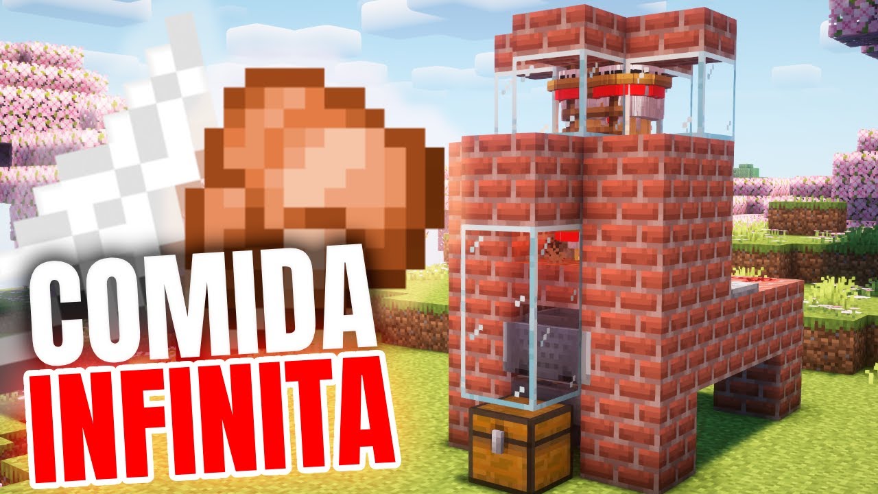 COMO HACER una GRANJA de POLLOS FÁCIL en Minecraft 1.21+ (Java) 🐔 - YouTube