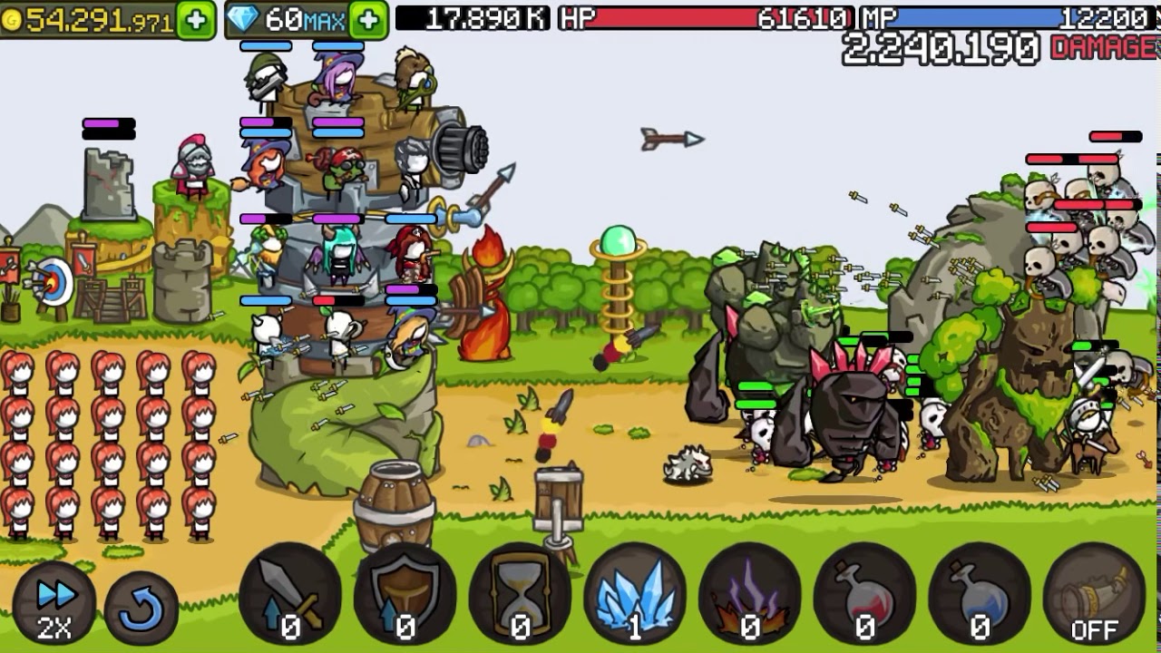 Grow castle strongest weapon treasure (1/2) - YouTube
