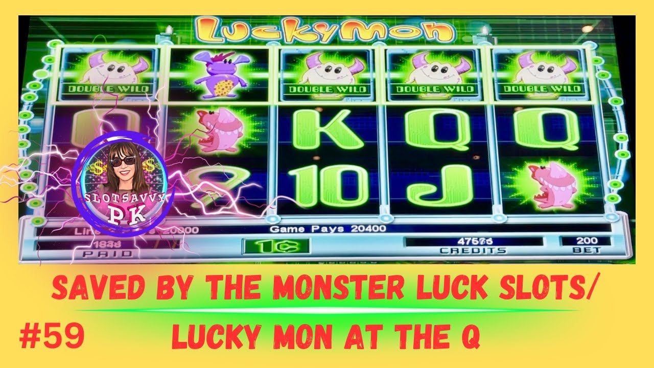 MONSTER LUCK😈😈👹👺🧌🧌🧌 Saved Me for a Minute @QuilcedCreekCasino #LUCKYMON ...