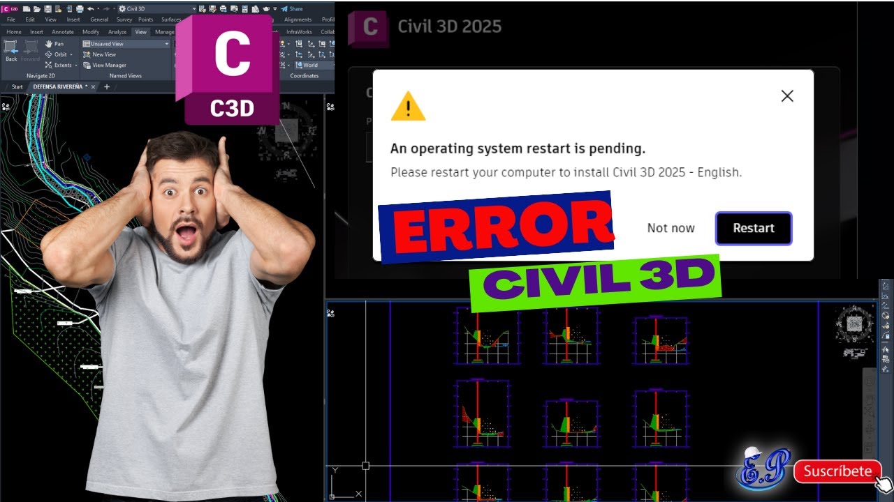 📌 ERROR AL INSTALAR CIVIL 3D 2025 - YouTube