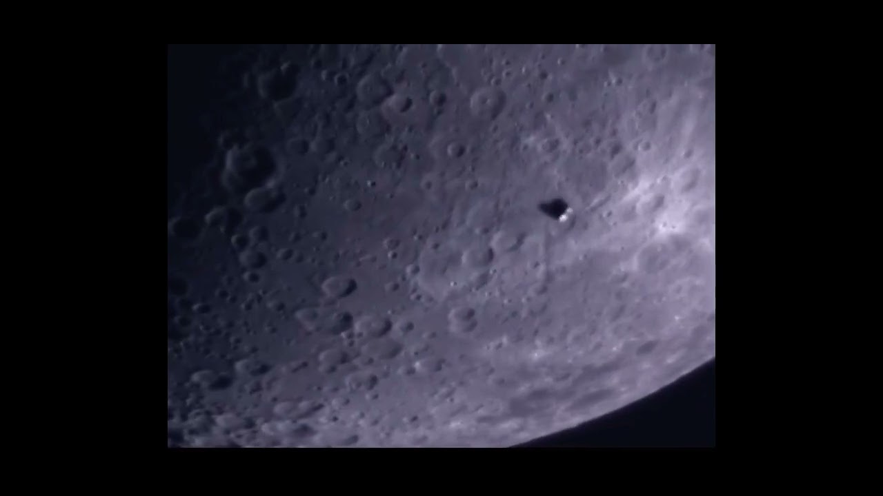 Large Object Recorded Traveling Across Moon Surface - YouTube