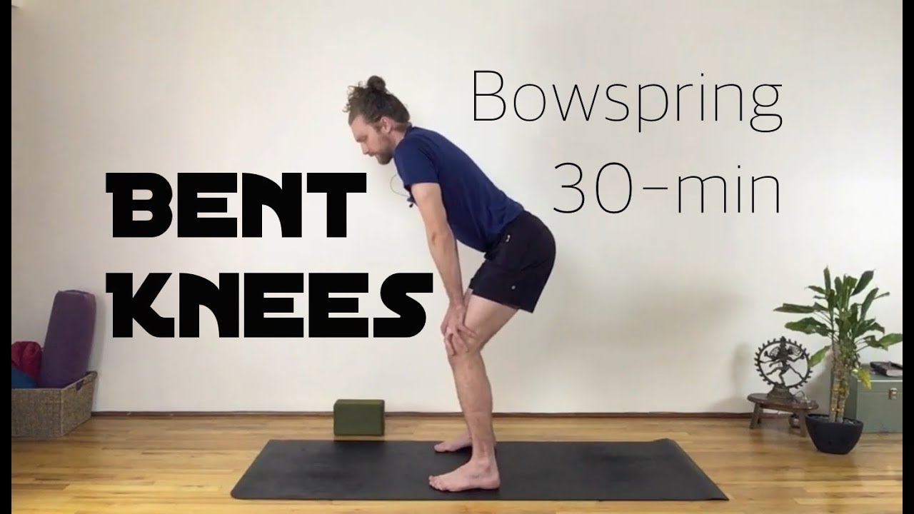 Bent Knees (Bowspring Yoga Level 1) - YouTube