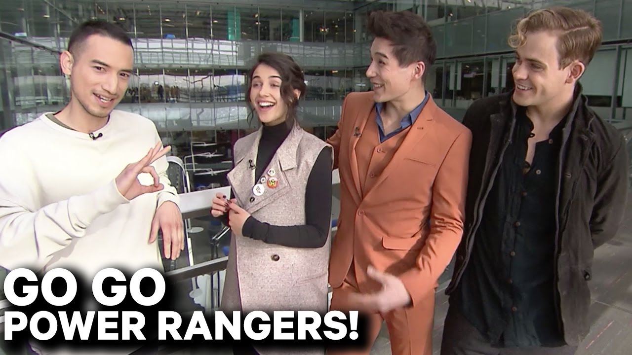 Power Rangers Cast Interview! - YouTube
