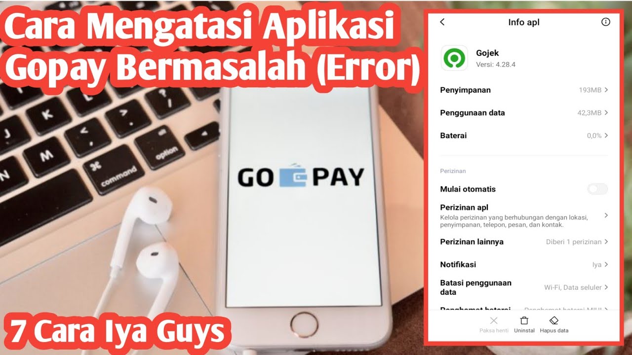 Cara mengatasi aplikasi gopay bermasalah (Error) - YouTube
